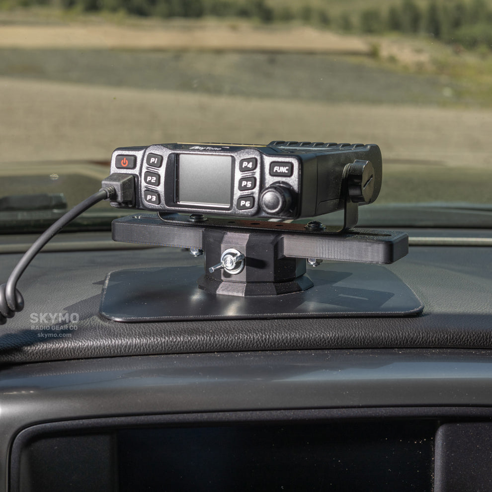 Dashboard Radio Mount | For CB, Ham, GMRS Radios, Scanners and More