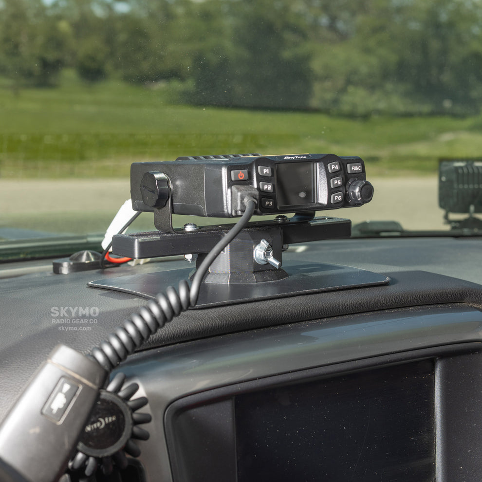 Dashboard Radio Mount | For CB, Ham, GMRS Radios, Scanners and More